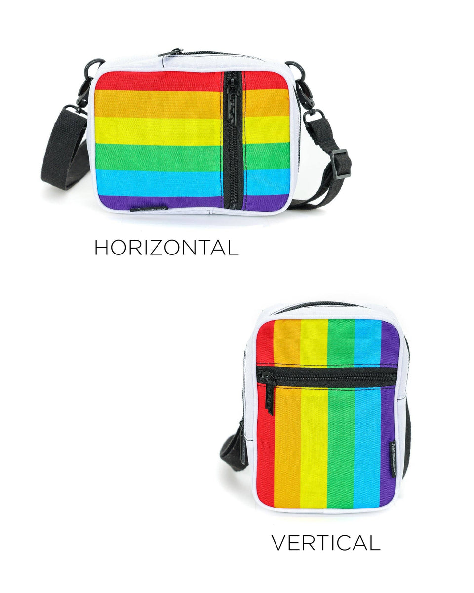88557: Sidekick Sling Bag | Recycled RPET | Rainbow Stripe – Boy Next ...