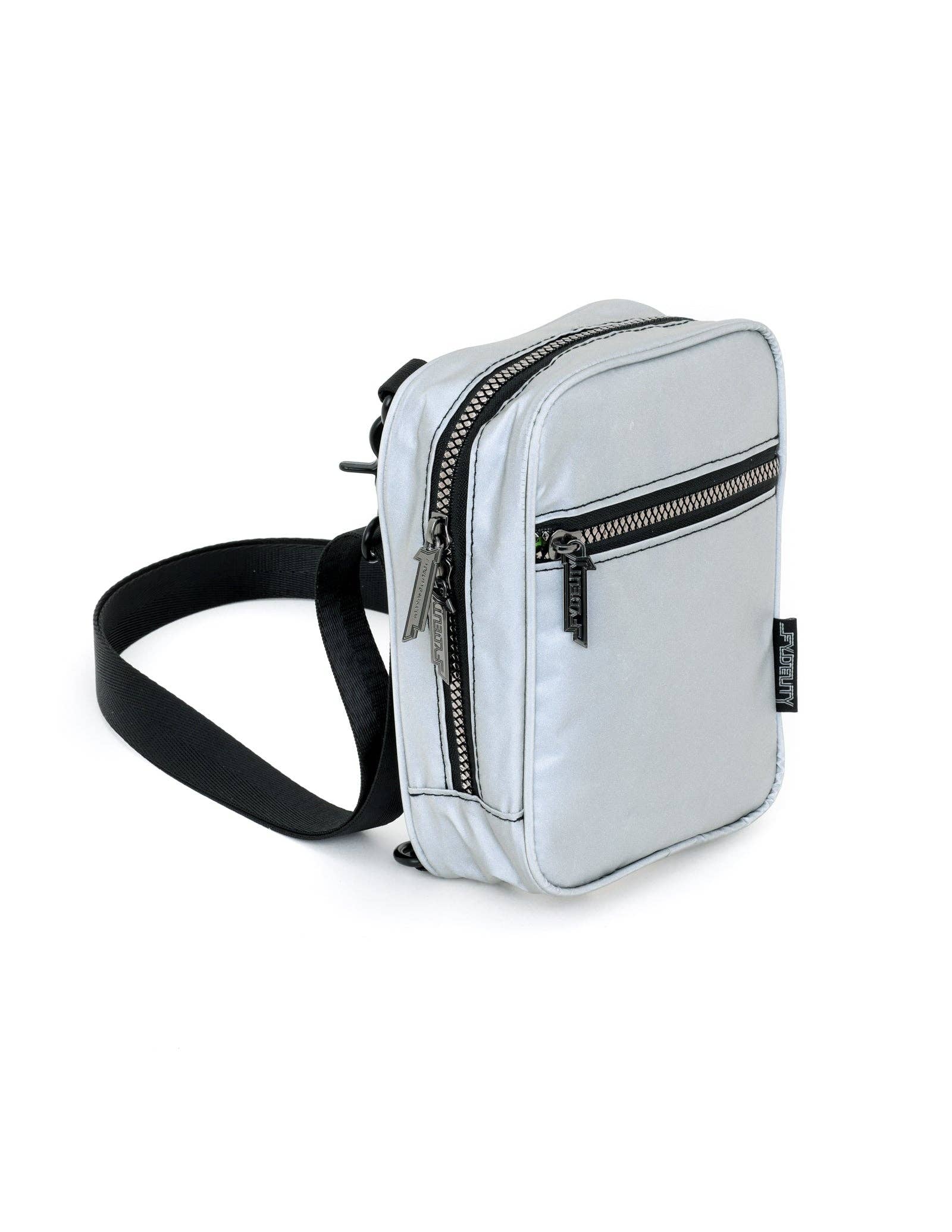 88842: Sidekick | Crossbody Sling Bag | REFLECTIVE Silver – Boy Next ...